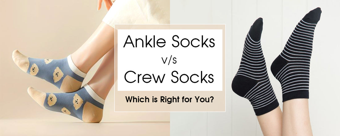 Ankle Socks vs. Crew Socks: Which is Right for You? – FootprintsOrganic